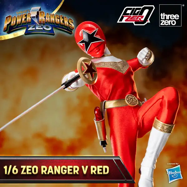 Power Rangers Zeo FigZero 1/6 Zeo Power Ranger V Red – Toys-Magic