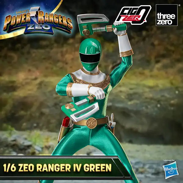 Power Rangers Zeo FigZero 1/6 Zeo Power Ranger IV Green – Toys-Magic